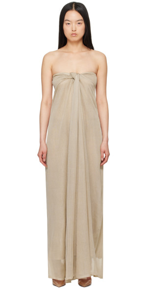 Interior - Beige 'The Ona' Maxi Dress