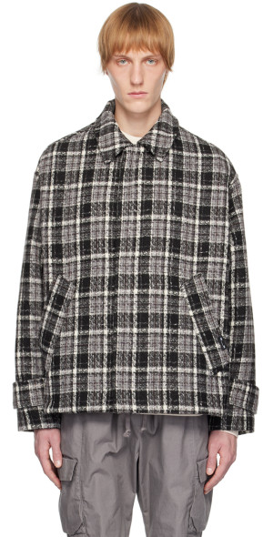 Izzue - Black & Gray Check Jacket
