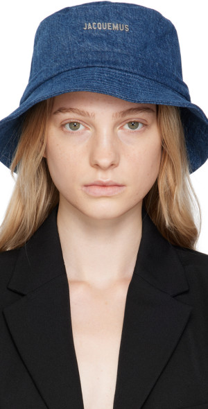 Jacquemus - Blue Le Chouchou 'Le Bob Gadjo' Denim Bucket Hat