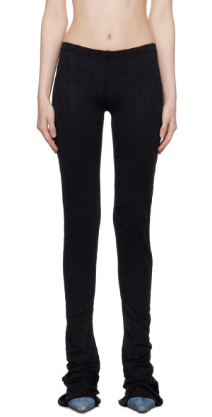 Jade Cropper - SSENSE Exclusive Black Twisted Trousers