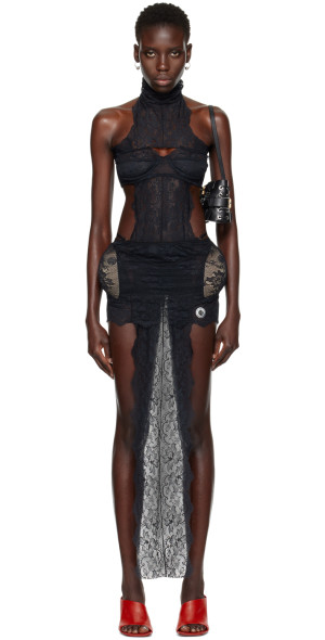Jean Paul Gaultier - Black Shayne Oliver Edition Minidress