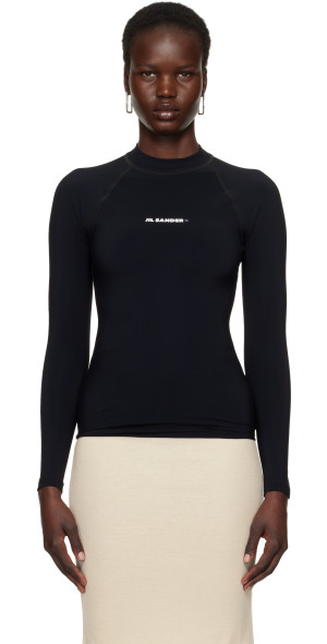 Jil Sander - Black Surf Swim Top