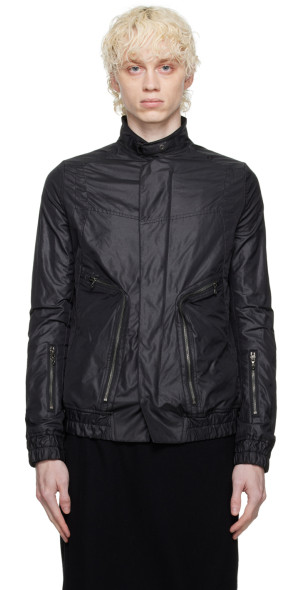 Julius - Black Zip Tight Jacket