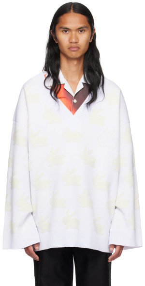 JW Anderson - White Bunny Sweater
