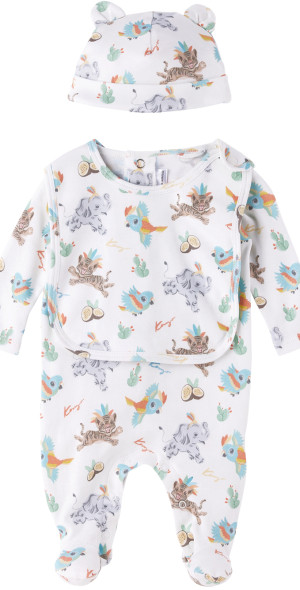 Kenzo - Baby Off-White Pyjama Set