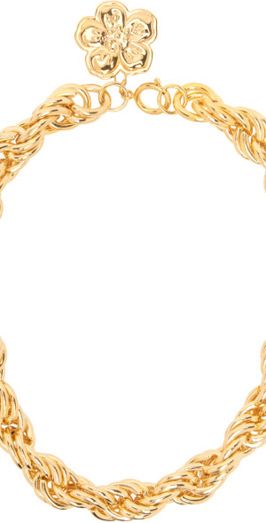 Kenzo - Gold Paris Boke Flower Necklace