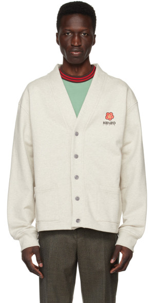 Kenzo - Gray Boke Flower Cardigan