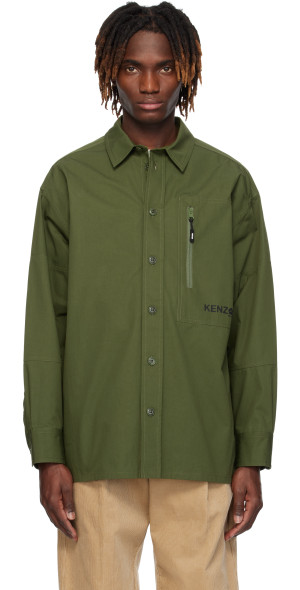 Kenzo - Green Paris 'Boke Flower 2.0' Oversized Shirt