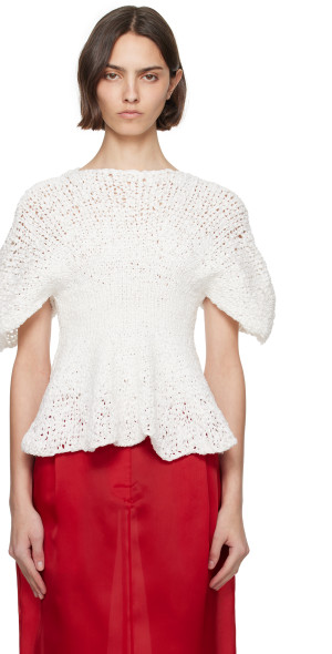 KHAITE - Off-White Mathilde Top