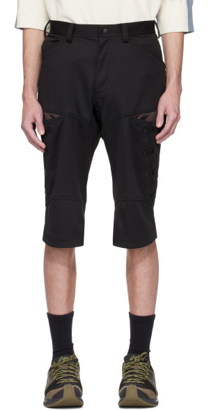 Kiko Kostadinov - Black & Brown Inex Snap Shorts