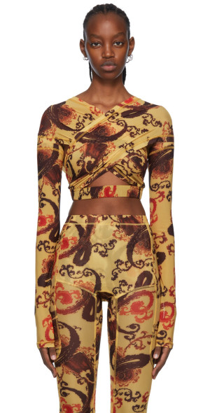 KNWLS - Yellow Anti-Cross Blouse