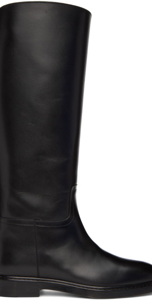 Legres - Black Leather Riding Boots