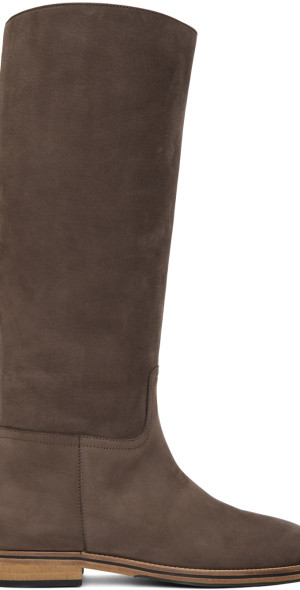 Legres - Brown Nubuck Riding Boots