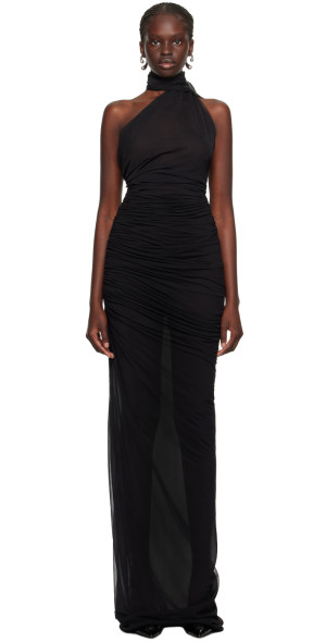 Ludovic de Saint Sernin - Black Semi-Sheer Maxi Dress