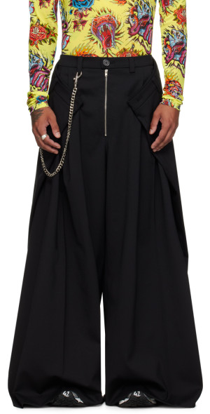 LU'U DAN - Black Maxi X Maxi X Maxi Trousers
