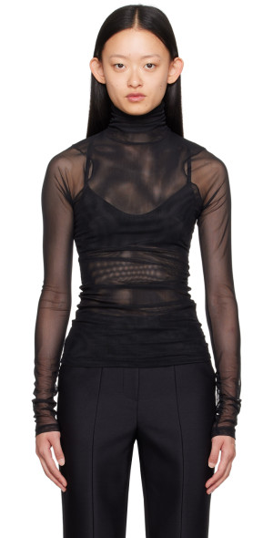 LVIR - Black Sheer Turtleneck