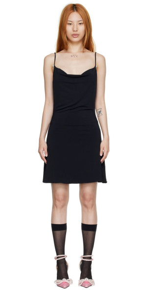 MACH & MACH - Black Viscose Mini Dress