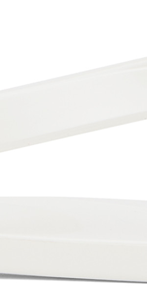 MACH & MACH - White Double Heart Flip-Flops