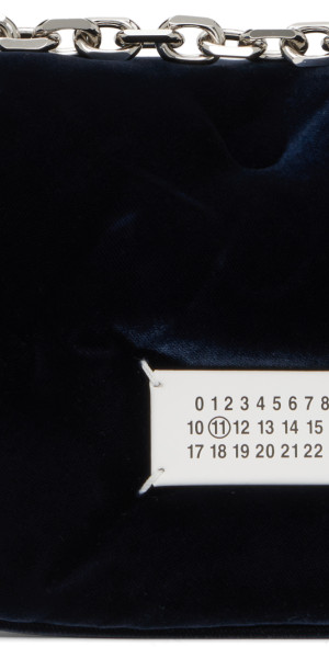 Maison Margiela - Navy Glam Slam Flap Small Bag