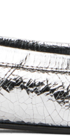 Maison Margiela - Silver Tabi Broken Mirror Ballerina Flats