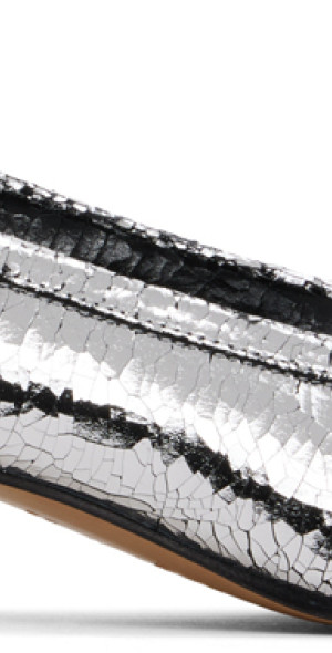 Maison Margiela - Silver Tabi Broken Mirror Heels