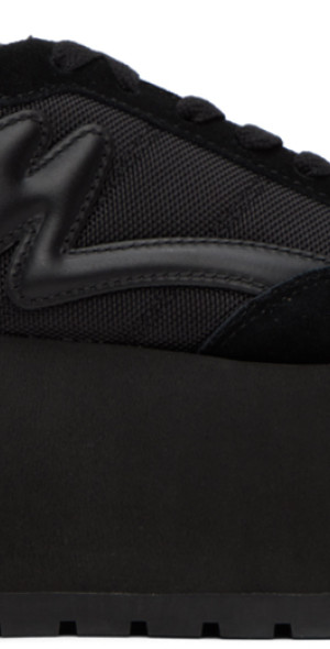 Marc Jacobs - Black 'The Platform Jogger' Sneakers