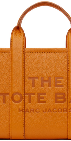 Marc Jacobs - Orange 'The Leather Small' Tote