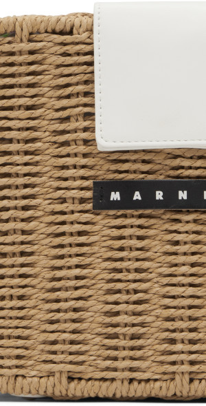 Marni - Kids Beige & White Pic Nic Bag