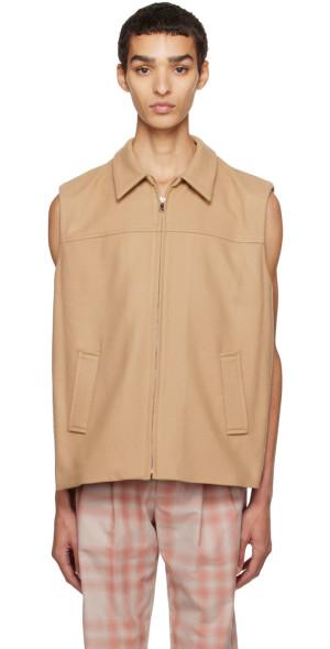Maryam Nassir Zadeh - SSENSE Exclusive Beige Odeon Vest