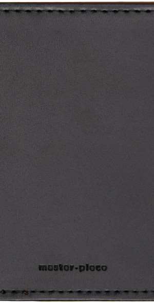 master-piece - Black Notch Money Clip Wallet