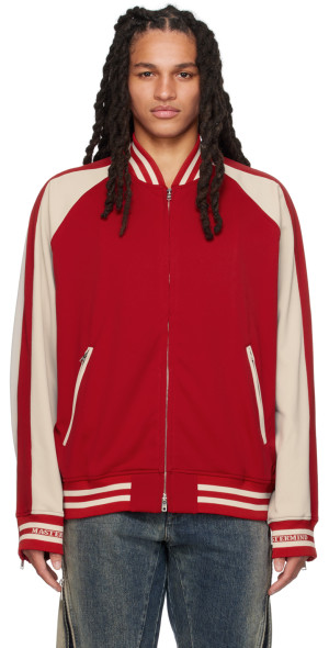 MASTERMIND WORLD - Red Raglan Bomber Jacket