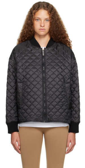 Max Mara - Black Maya Bomber Jacket
