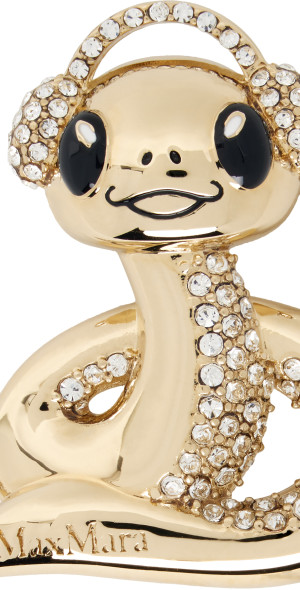 Max Mara - Gold CNY Brooch