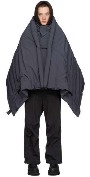 meanswhile - Gray Convertible Down Jacket