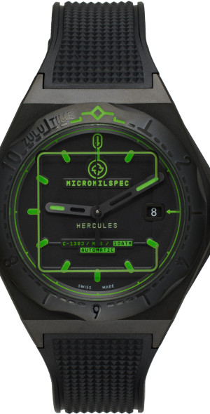 MICROMILSPEC - Black & Green Hercules Watch