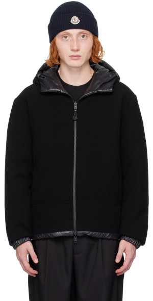 Moncler - Gray & Black Brisote Reversible Down Jacket