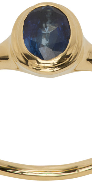 Mondo Mondo - Gold Sapphire Ondine Ring