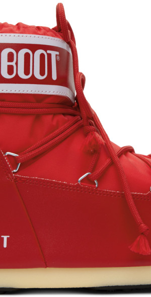 Moon Boot - Red Icon Low Boots