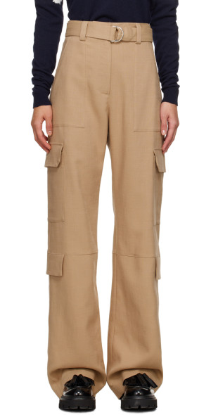 MSGM - Tan Cargo Trousers