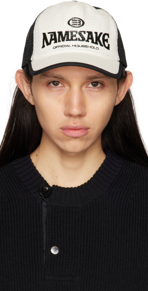 NAMESAKE - Black & White Trucker Cap