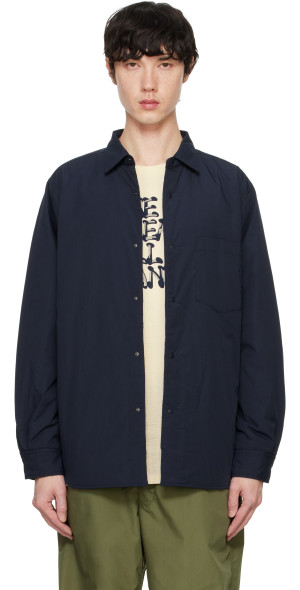 nanamica - Navy Insulation Shirt Jacket