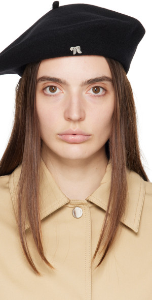 Nanushka - Black Sofi Beret