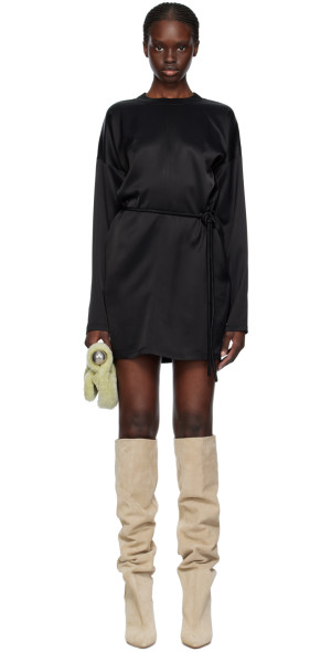 Nanushka - Black Vanessa Mini Dress