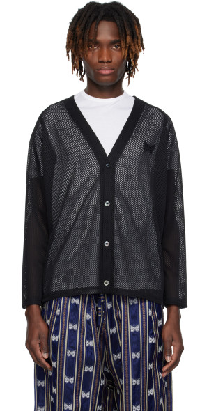 NEEDLES - Black Mesh Cardigan