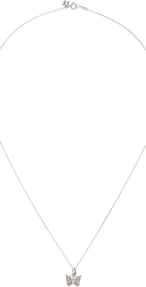 NEEDLES - Silver C-Papillon Pendant Necklace
