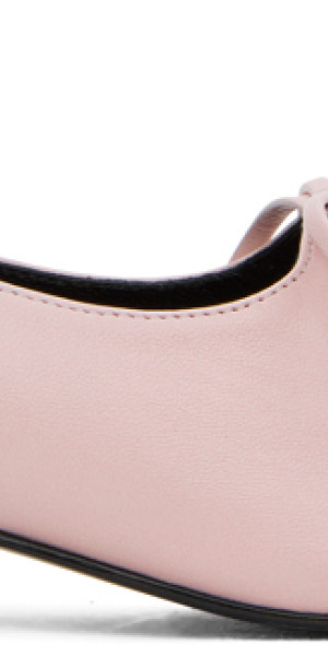 Nicole Saldaña - SSENSE Exclusive Pink Isabel Ballerina Flats