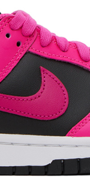 Nike - Black & Pink Dunk Low Sneakers