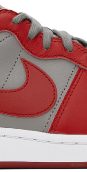 Nike - Gray & Red Terminator Low Sneakers