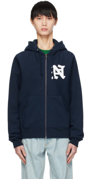 Noah - Navy Split Hoodie