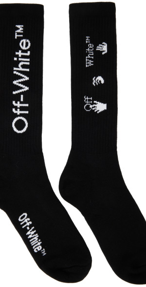 Off-White - Black Arrow Mid Length Socks